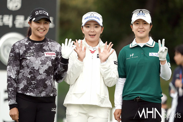 [mhn포토] 서연정-이다연-이승연, 신나는 출발 | MHN스포츠