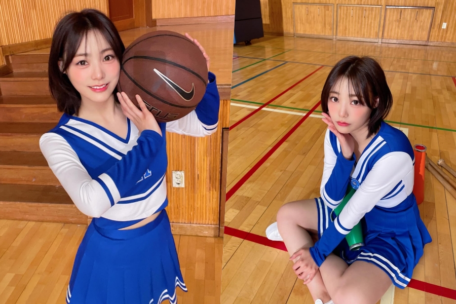 QWER 시연, 남심 설레게 하는 청순 치어리더…너무 예뻐 중독되겠어