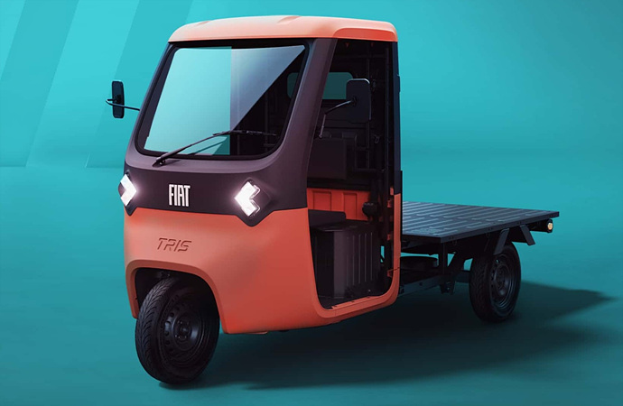 Meet the Fiat Tris: A 12-Horsepower, Three-Wheeled EV That’s Built for ...