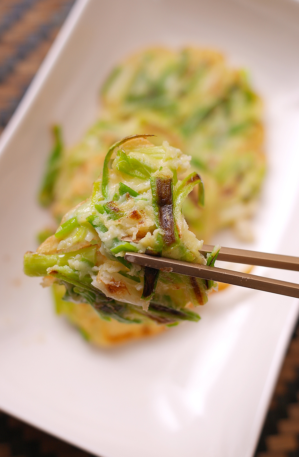 간단한 쪽파전 레시피, 파전 만들기 | 미상유